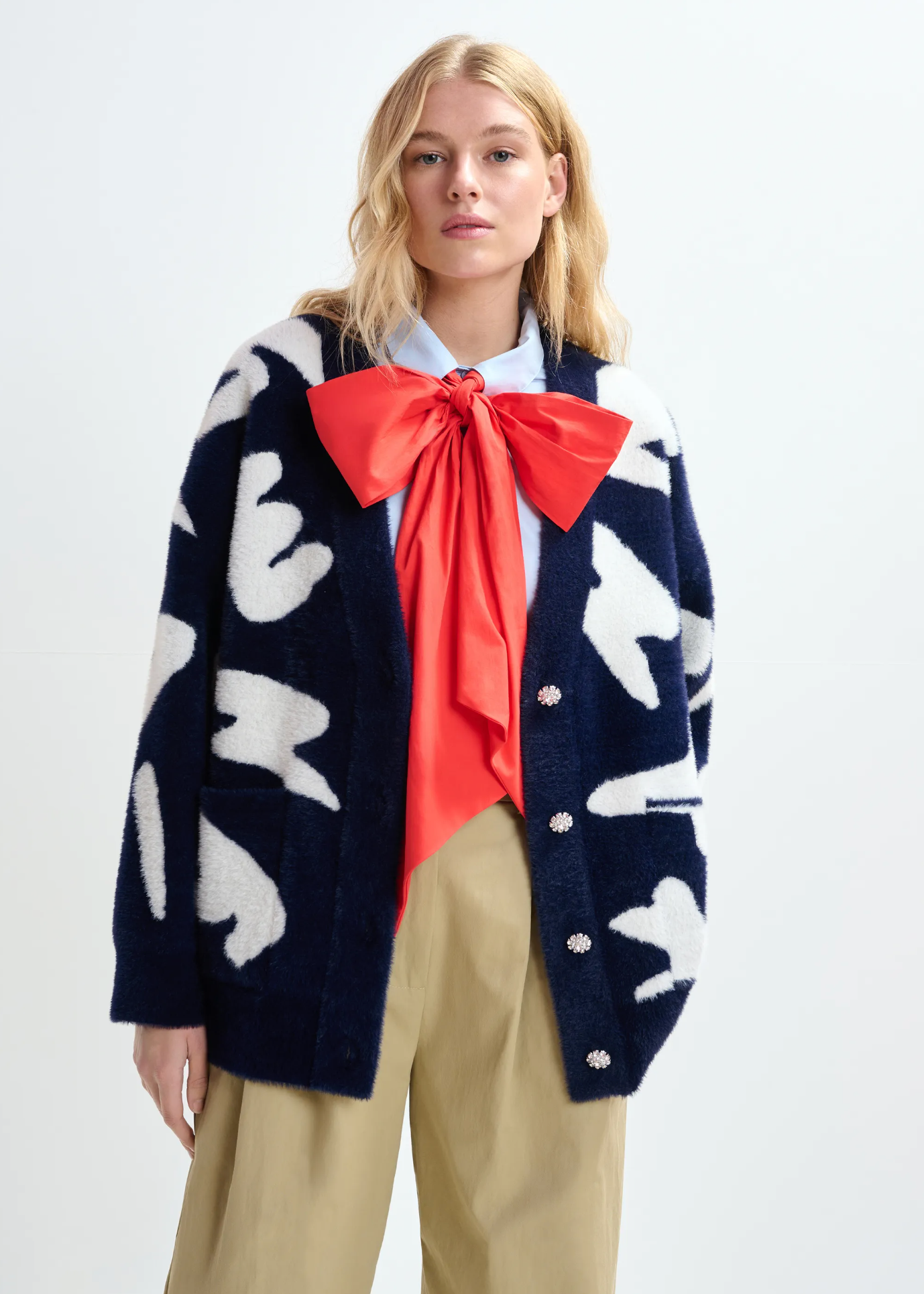 ESSENTIEL ANTWERP Cardigan "Jarden" navy